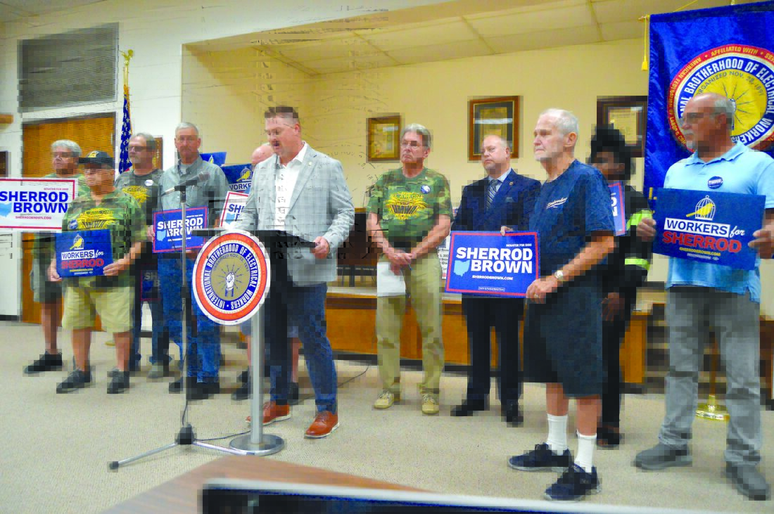 Local labor leaders rally to re-elect Sen. Sherrod Brown | News, Sports ...